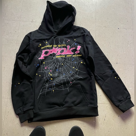 Jackets & Coats | Pink Spider Hoodie | Poshmark